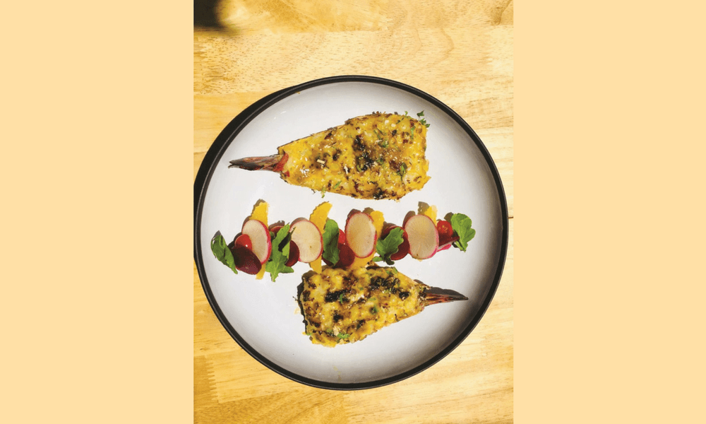 Tawa Tiger Prawns With A Pickled Yuzu Glaze By Tappa, Mumbai
